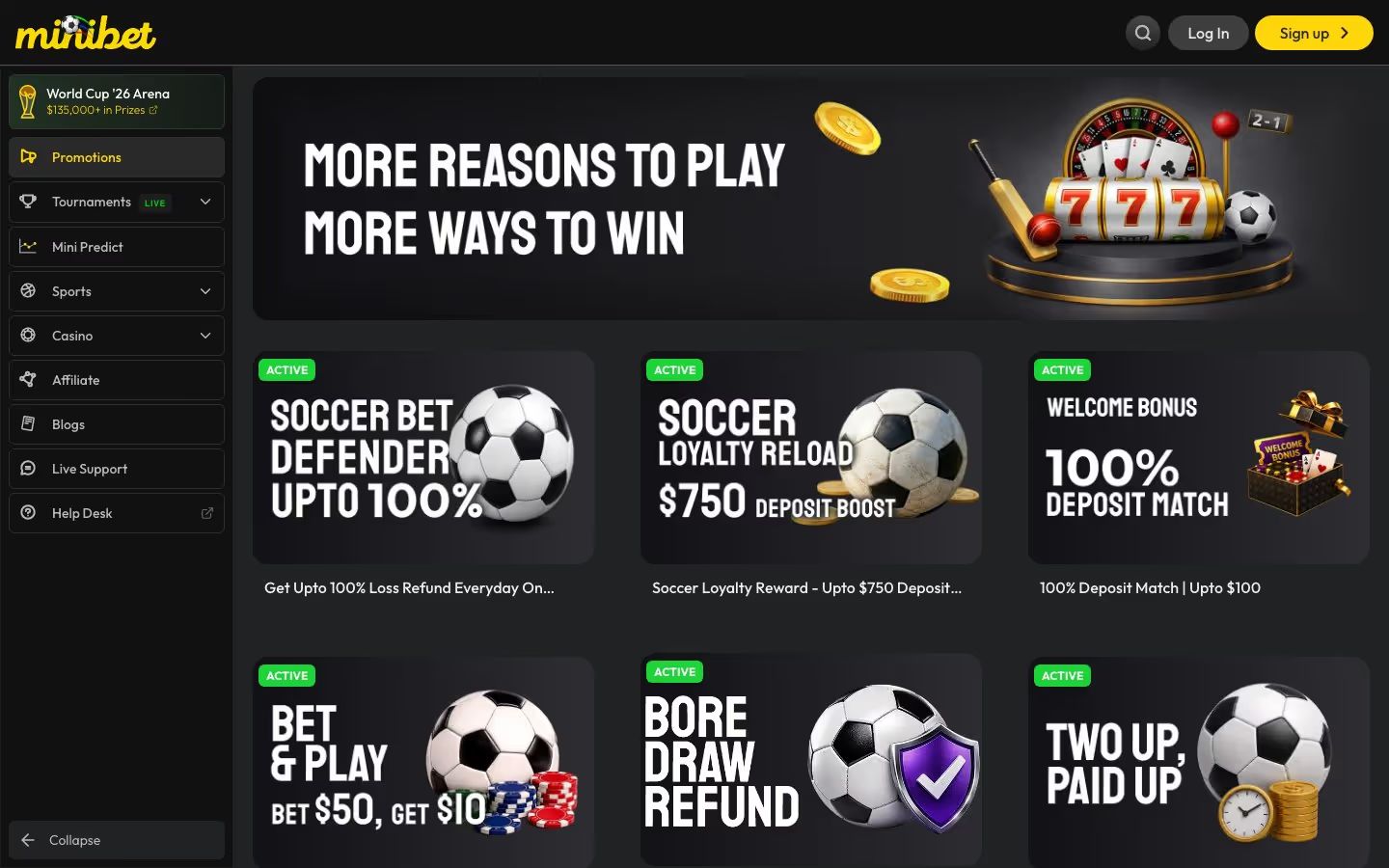 Minibet Casino & Sports Review 2026: Crypto & Fast Withdrawals